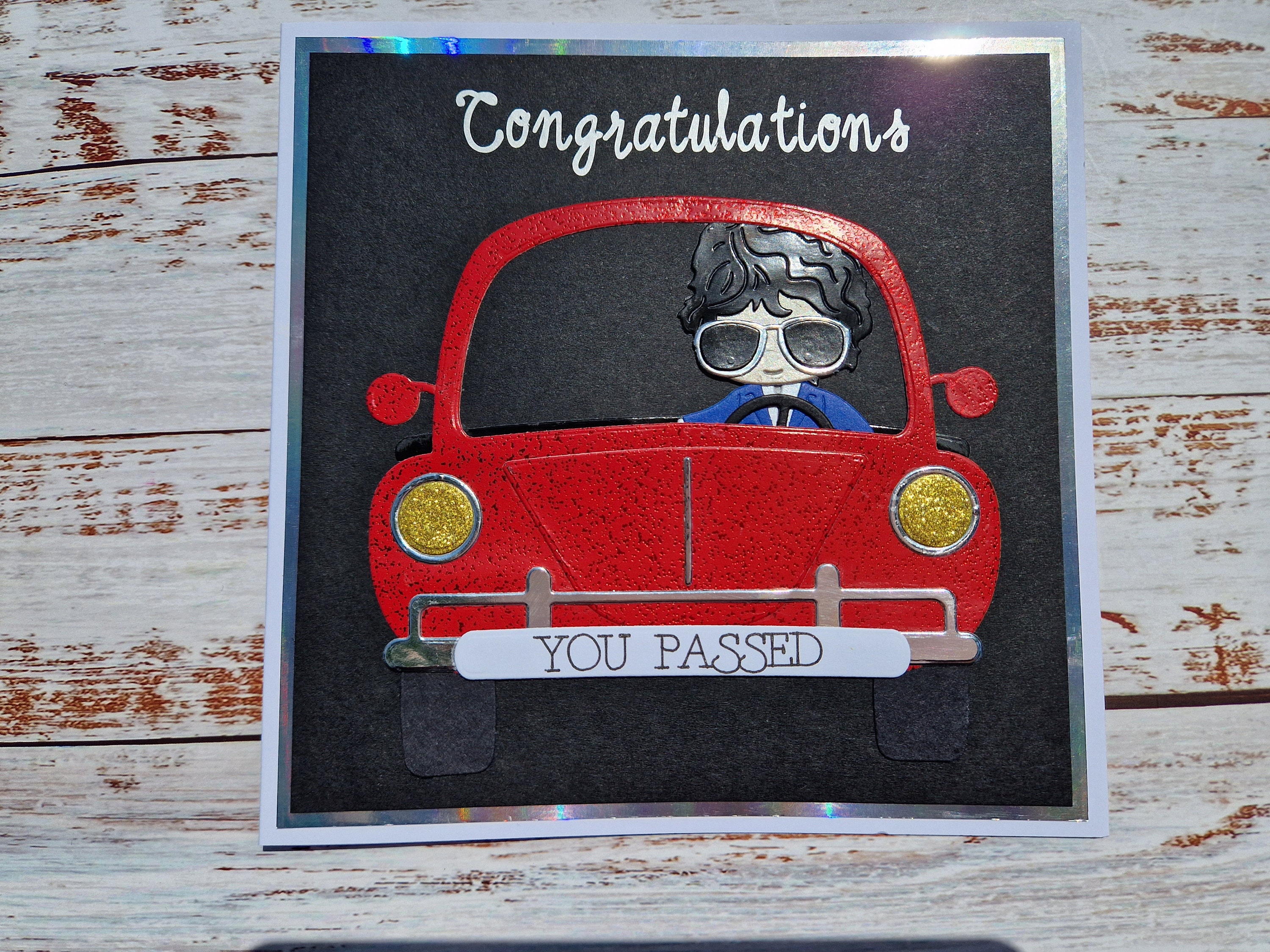 You Passed Card, Driving Test Card, Driving Congratulations, New Driver ...