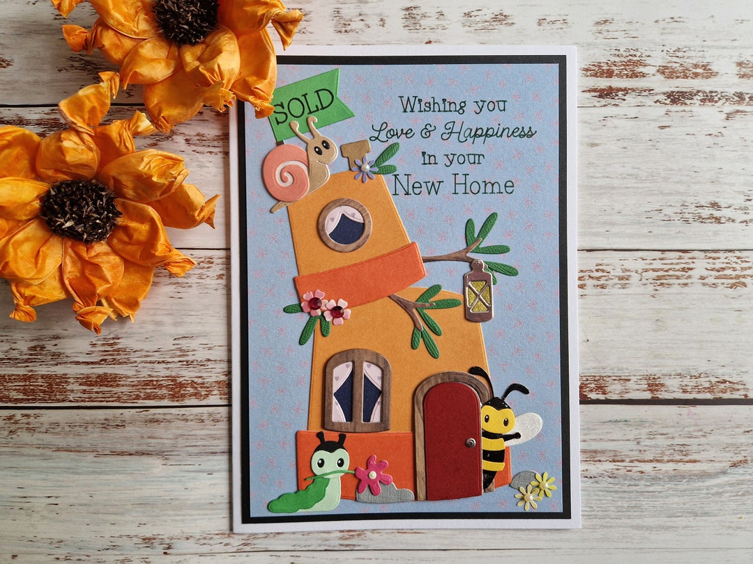 New Home Card, Personalised New Home, Moving Card, Congratulations ...