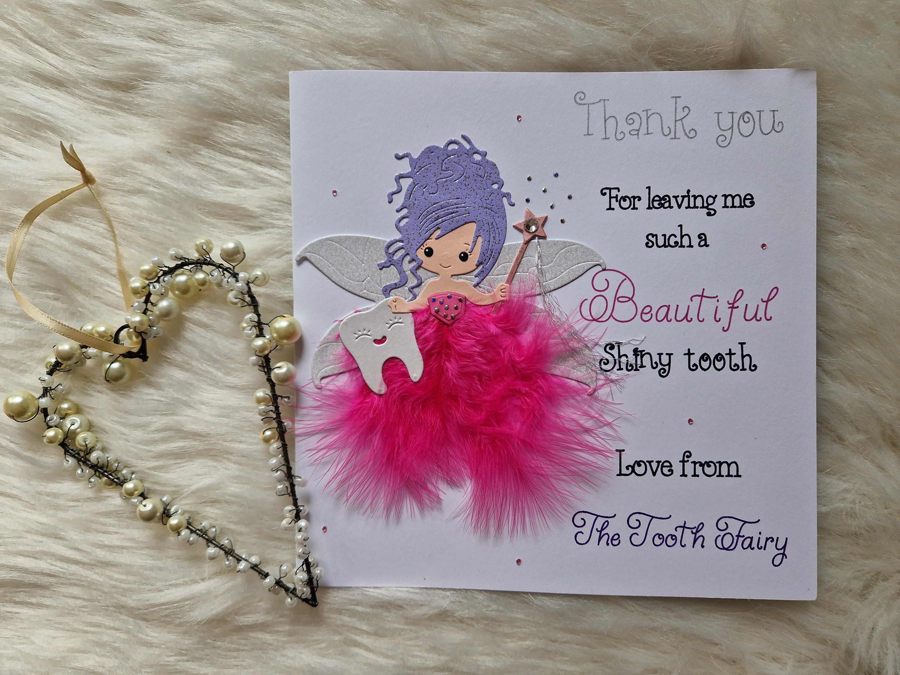 Tooth Fairy Card, Cards With Fairies, Cards for Children, Personalised ...
