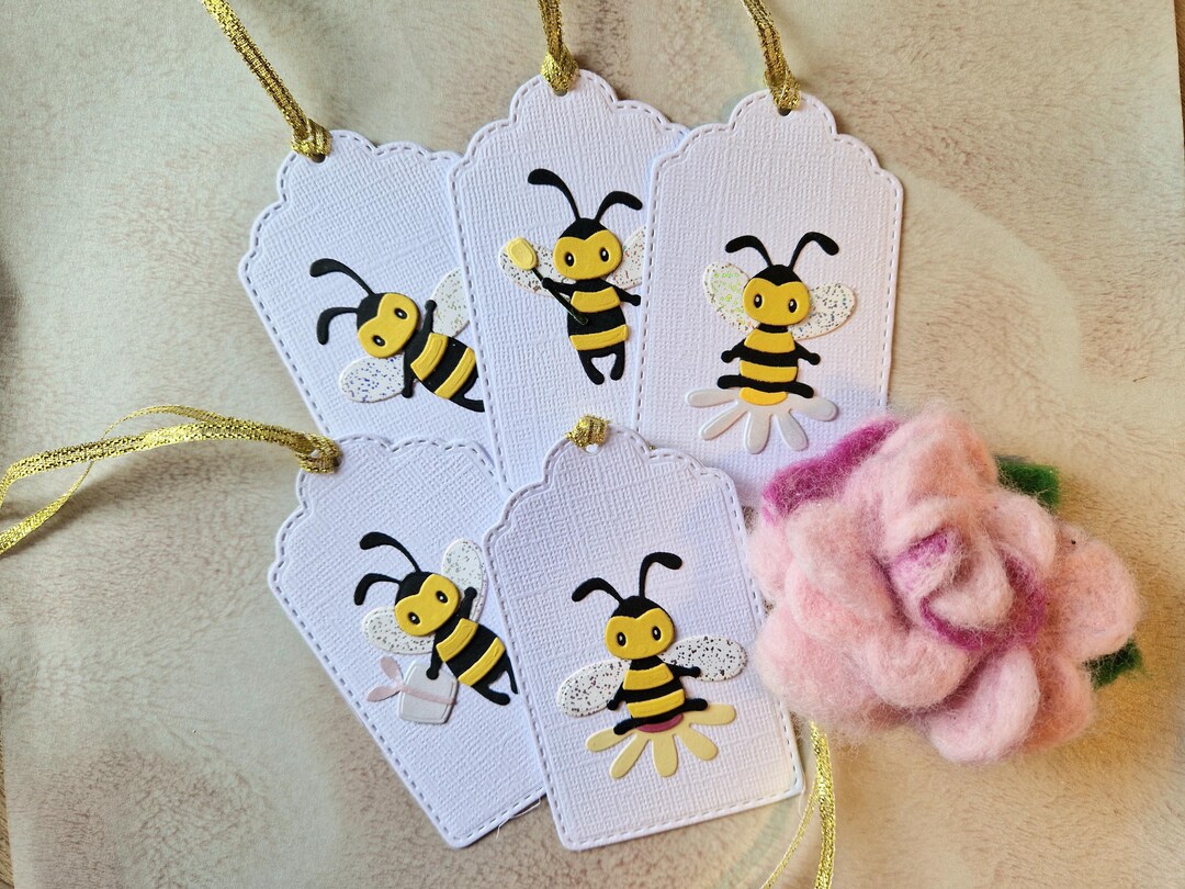 Bee Gift Tags, Bee Gift Labels, Present Tags, Gift Bag Tags ...