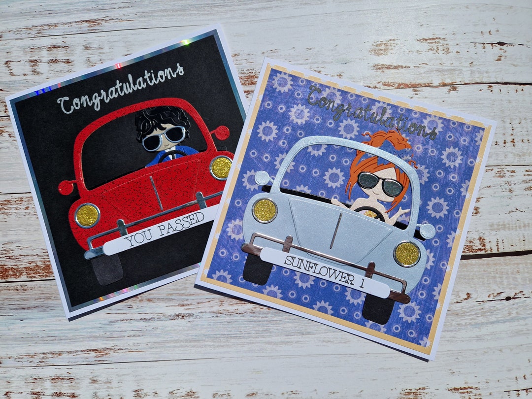 You Passed Card, Driving Test Card, Driving Congratulations, New Driver ...