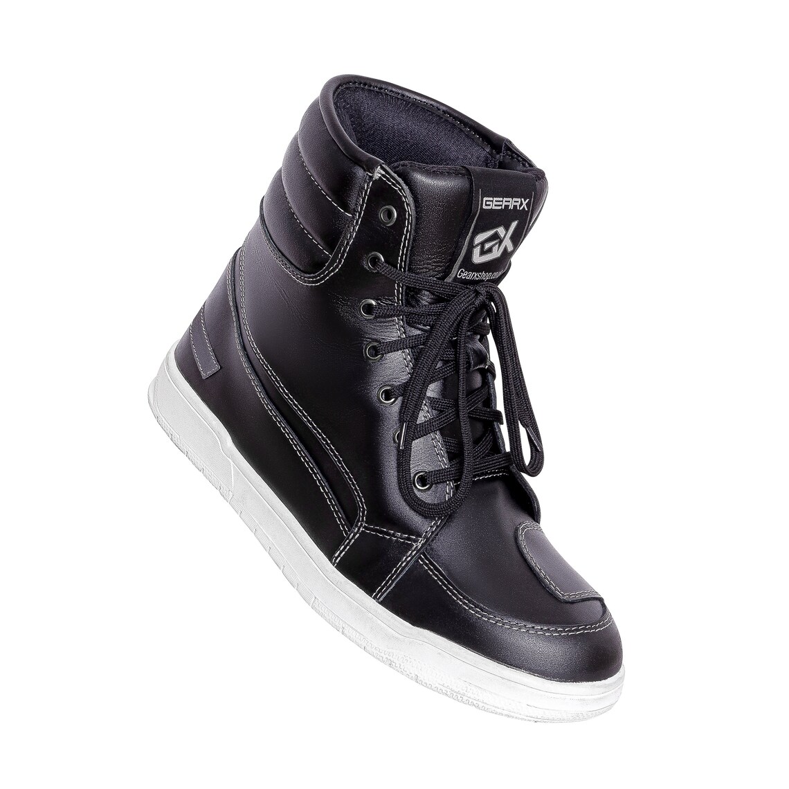 GEARX Mens Motorbike Waterproof Boots Touring Riding Sneaker Shoes ...