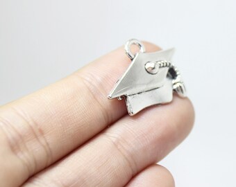 Graduation Hat Charm | Etsy