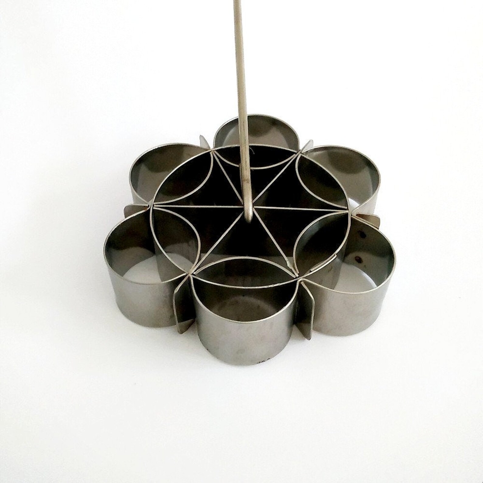 NEW SET 2 Handmade Stainless Steel Rosette Cookies Patty Shell Vintage ...