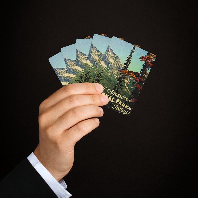 Retro National Park Playing Cards - Etsy