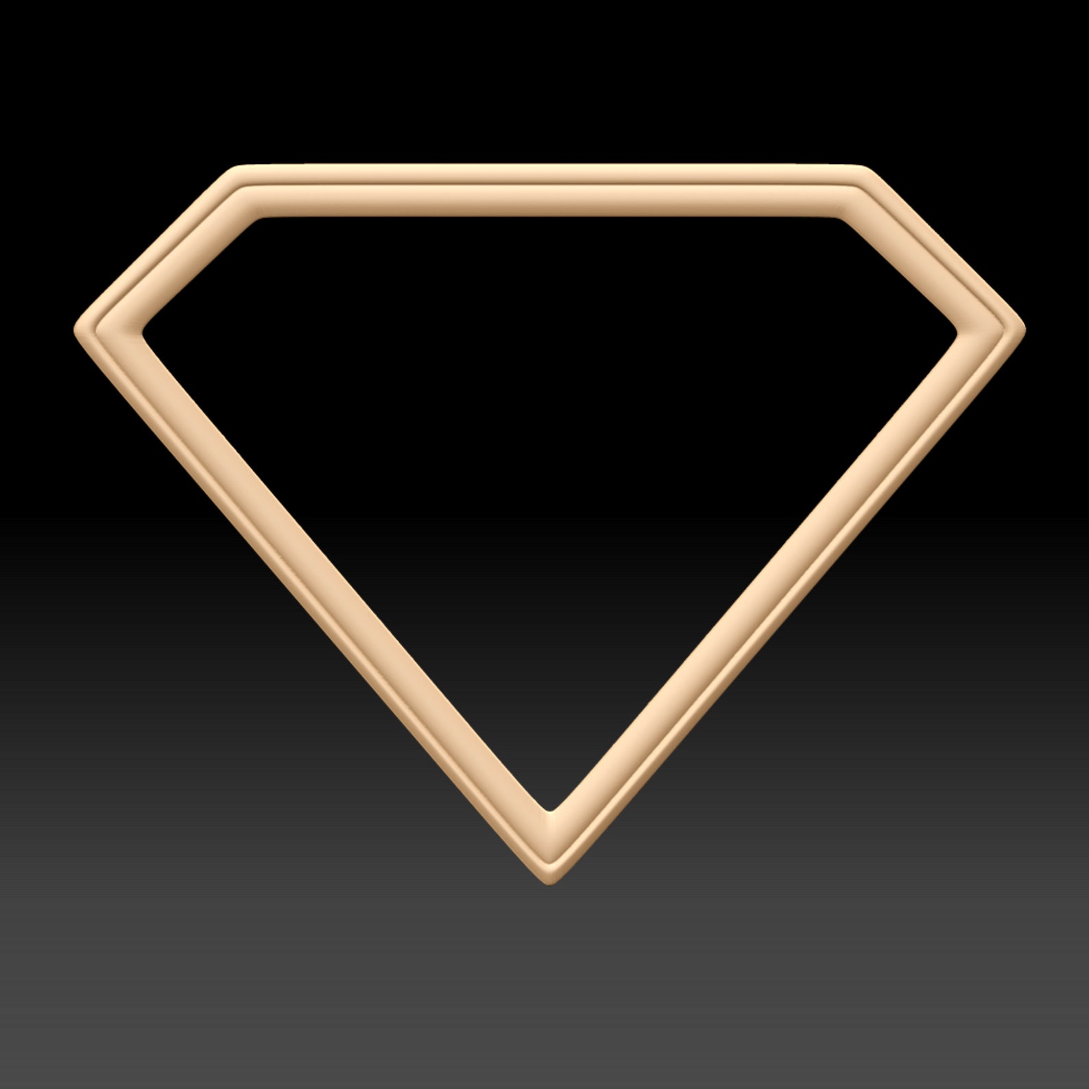 Diamond Shape Border, CNC Router File, Stl File, Digital Model, 3d ...