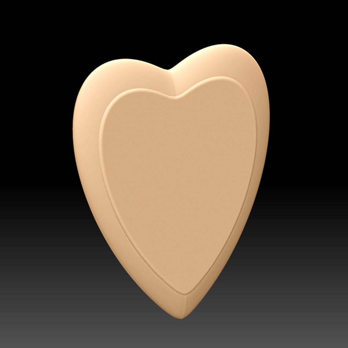 Heart Shape, 3D File for CNC Router, Stl File, 3D Printer File, Digital ...