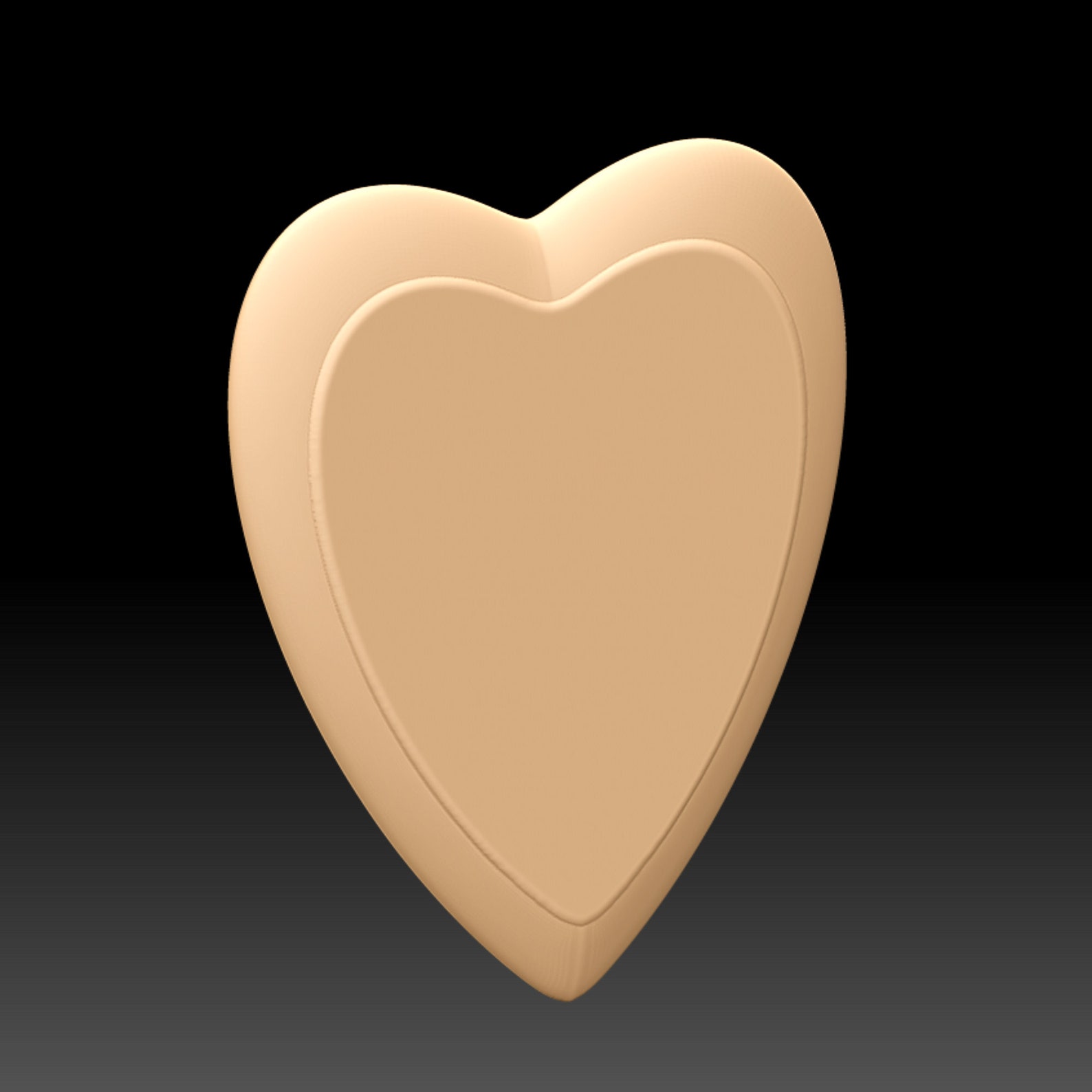 Heart Shape, 3D File for CNC Router, Stl File, 3D Printer File, Digital ...