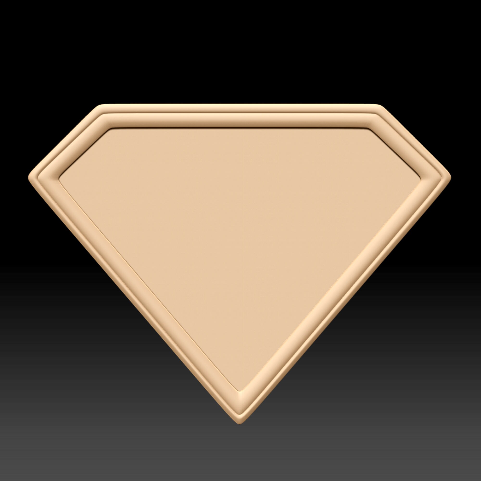 Diamond Shape Plaque, Stl File, CNC Router or 3D Printer File, Simple ...