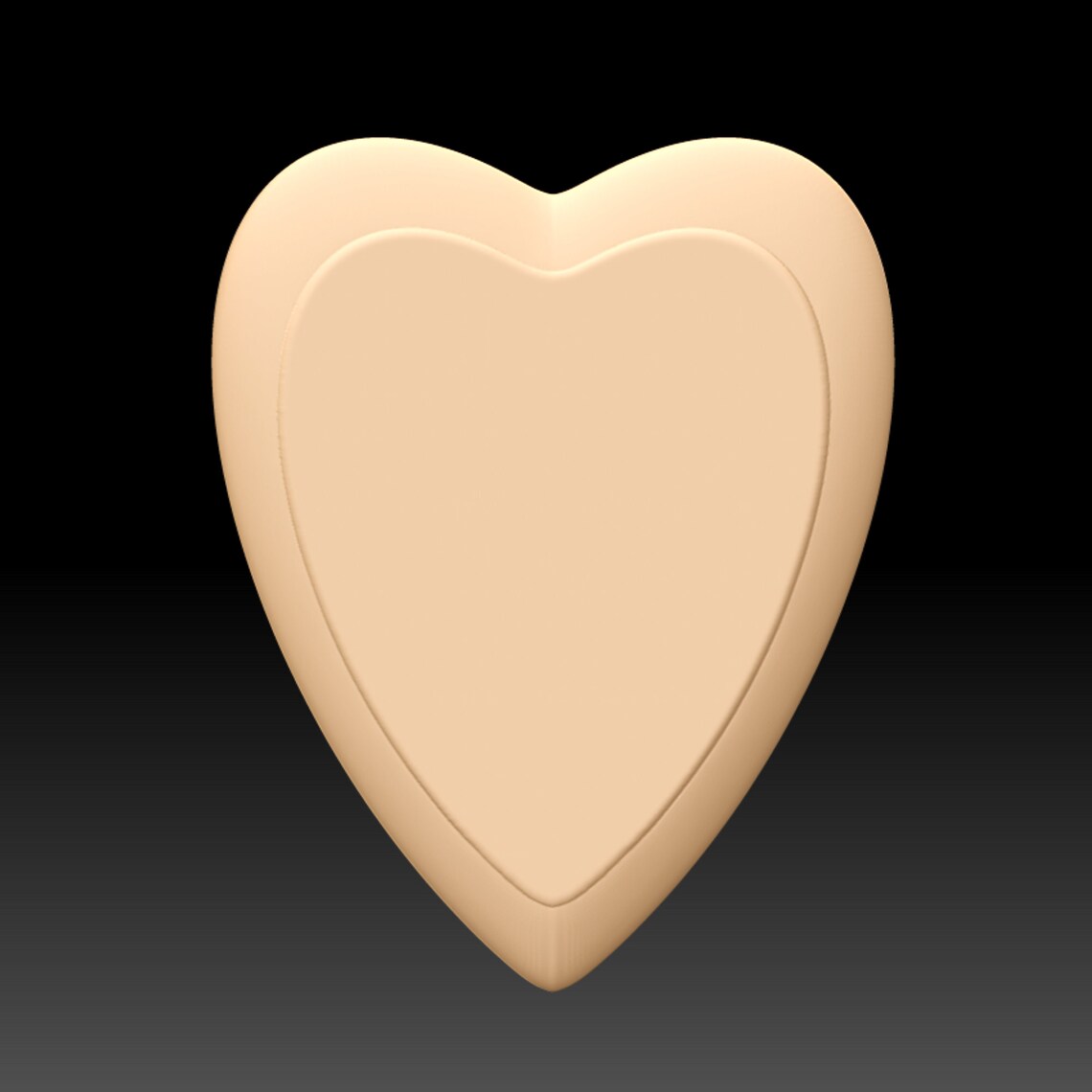 Heart Shape, 3D File for CNC Router, Stl File, 3D Printer File, Digital ...