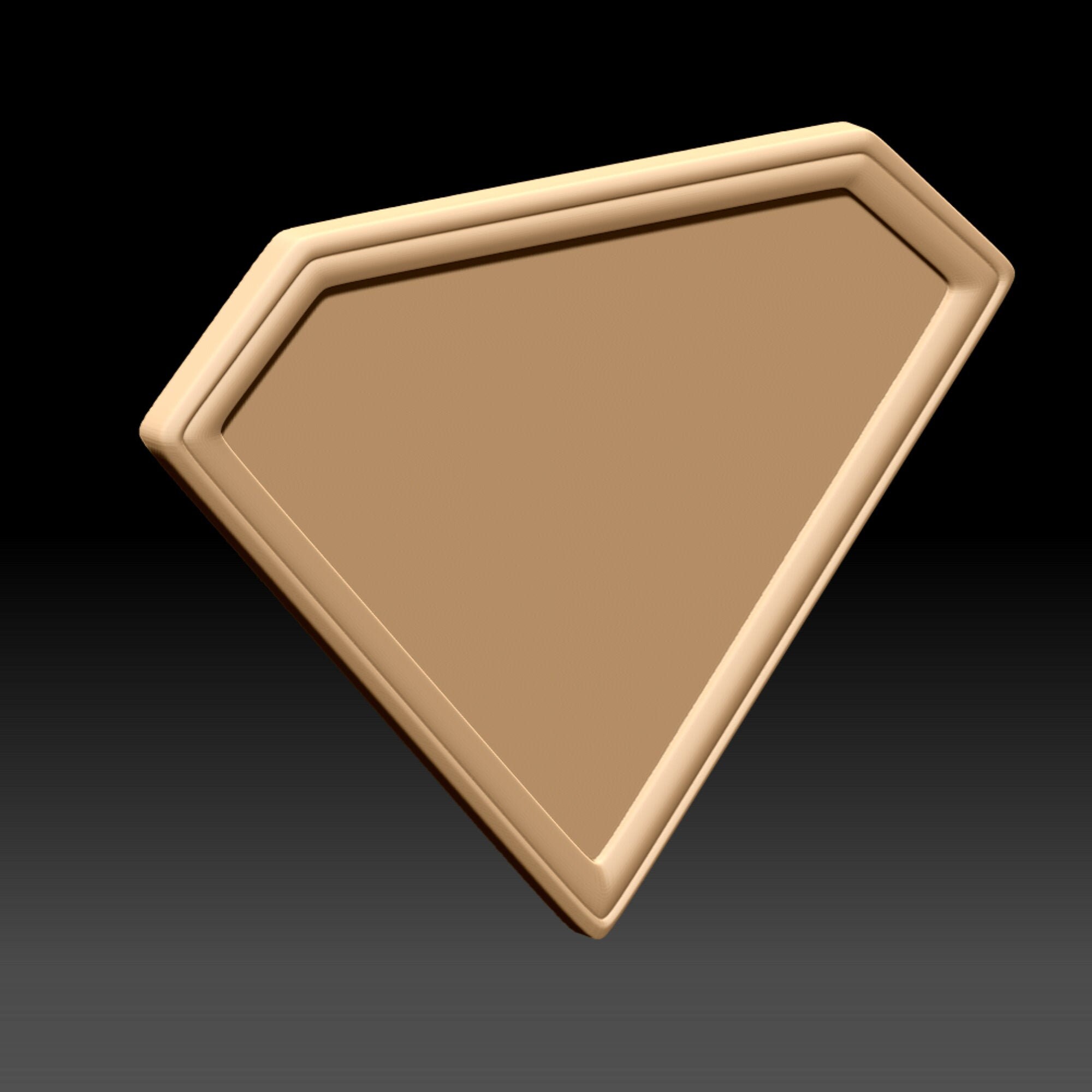 Diamond Shape Plaque, Stl File, CNC Router or 3D Printer File, Simple ...