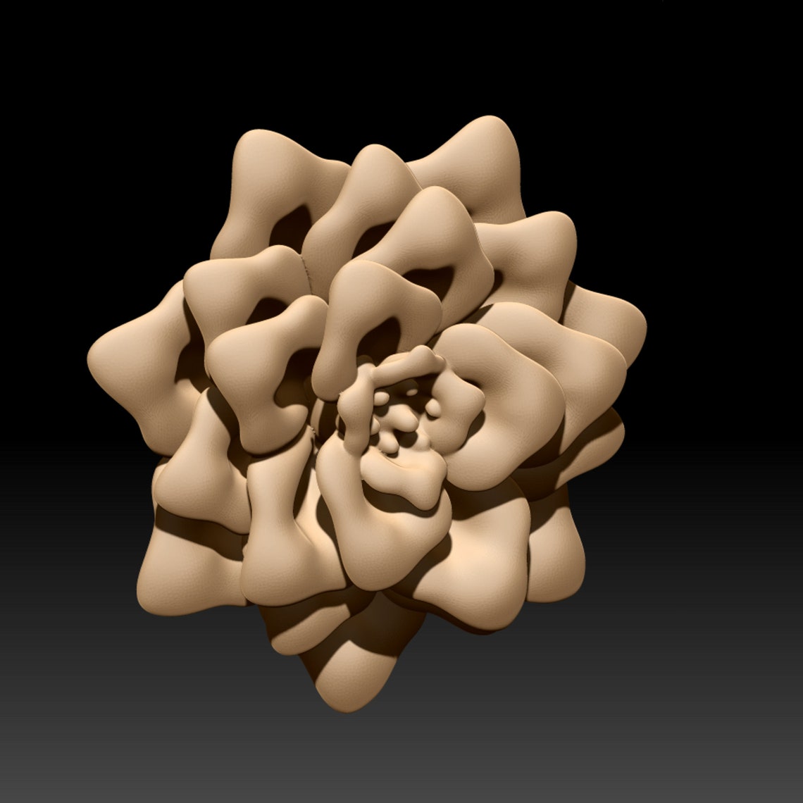 Rose Flower, Stl File, Digital Model, CNC Router File, 3D Printer File ...