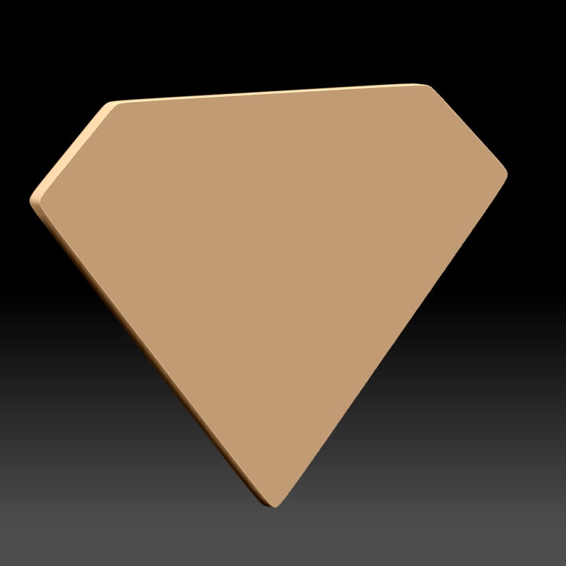 Diamond Shape Plaque, Stl File, CNC Router or 3D Printer File, Simple ...