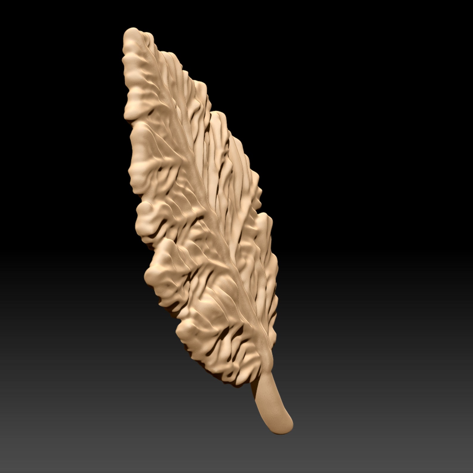 Leaf, Digital Model, Stl File, CNC Router File, for 3D Printers, Tree ...