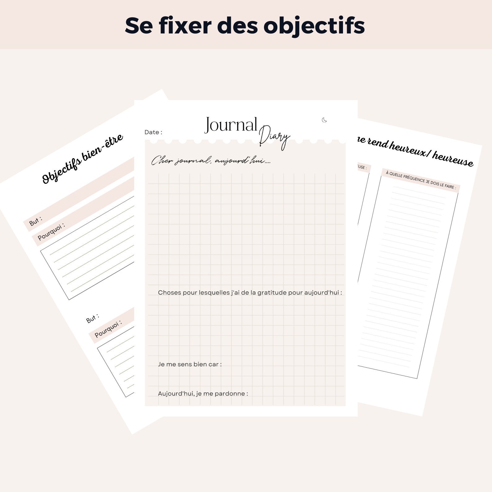 Printable A4 PDF Well-being Planner, Health Organizer, Well-being ...