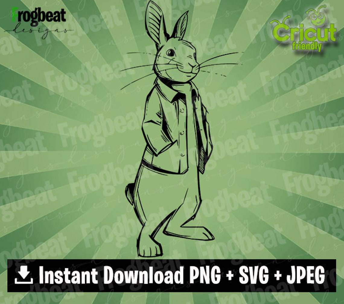 Peter Rabbit SVG PNG JPEG. Peter Rabbit 2 Movie Decal Cut | Etsy