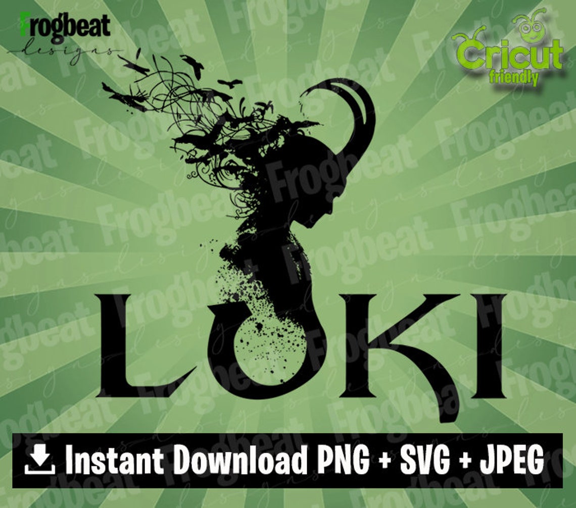 Loki SVG PNG JPEG. Loki Decal Cut File | Etsy