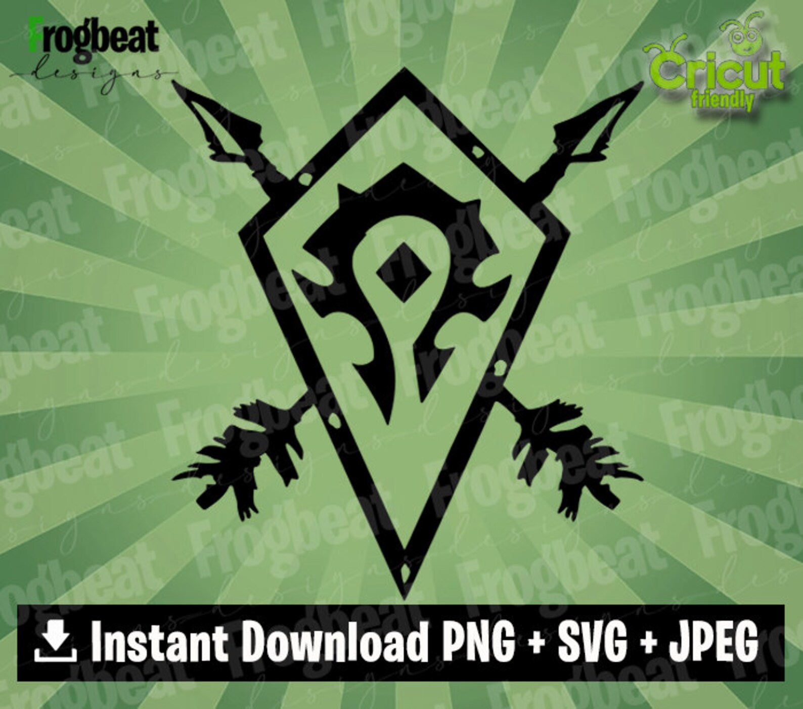 World of Warcraft Horde Shield SVG PNG. Wow Logo SVG. | Etsy