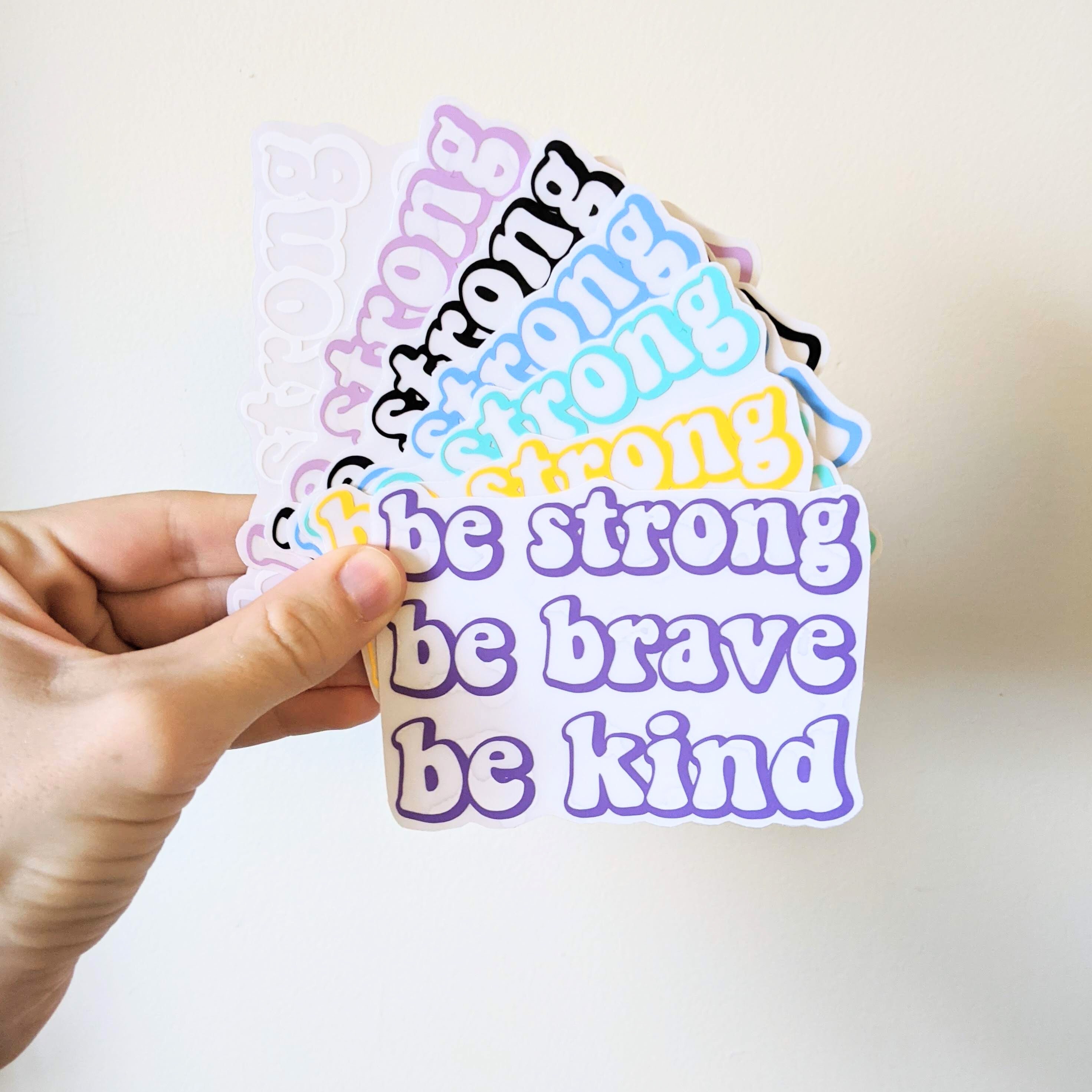 Motivational Mirror Decal Window Cling Affirmative words | Etsy