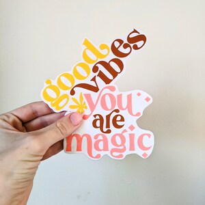 Mirror Decal, You Are Magic, Static Cling, Vinyl Sticker, Motivational ...