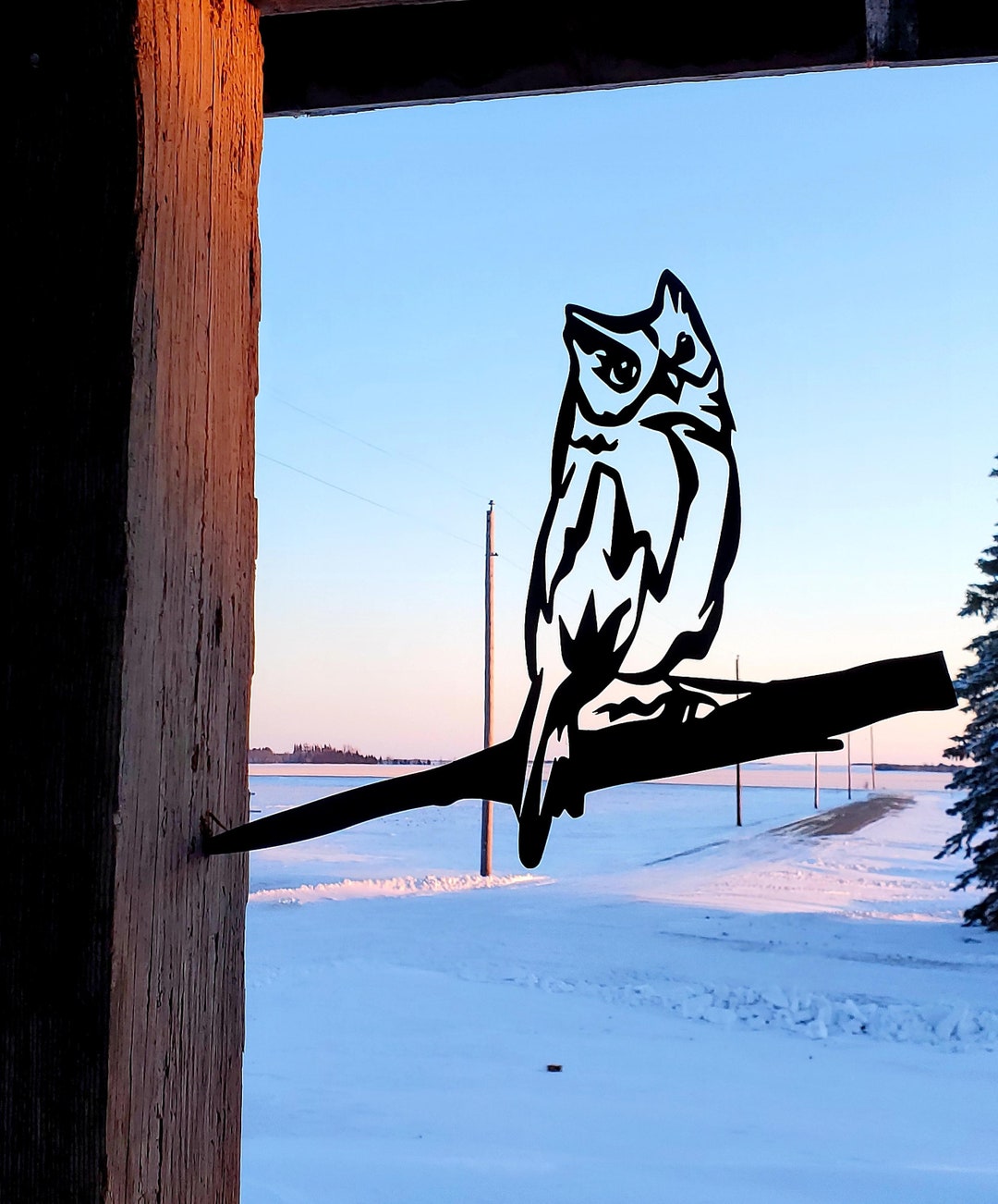 Metal Bird - Metal Owl - Tree Art - Decoration - Etsy