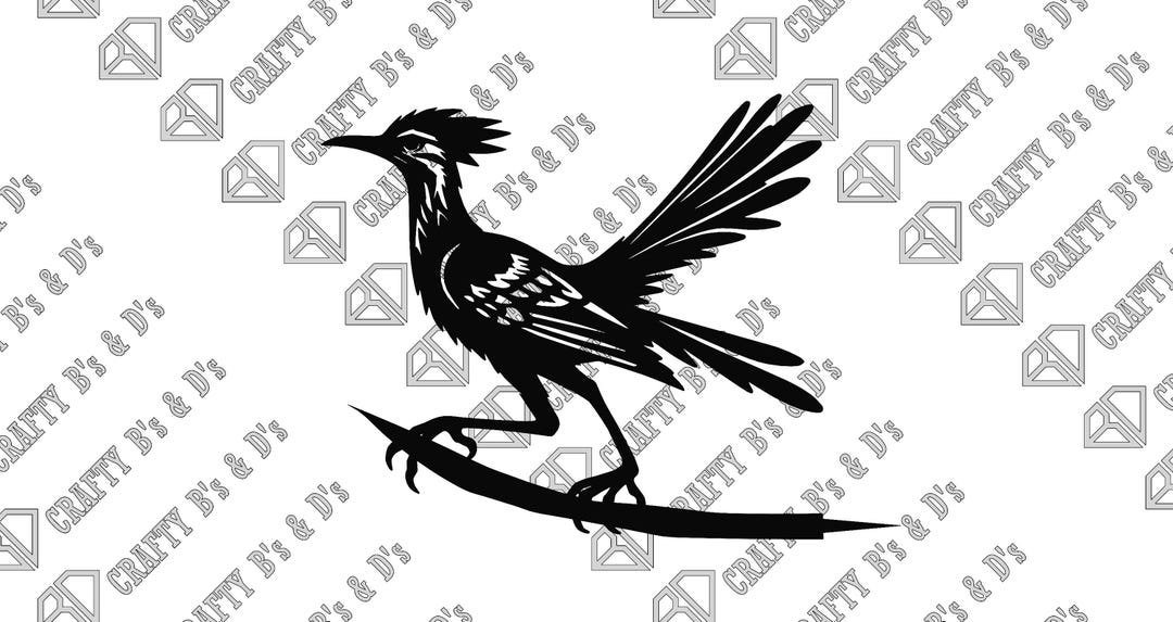 Road Runner - Tree Art - Metal Bird - Download - Cut File, Digital ...