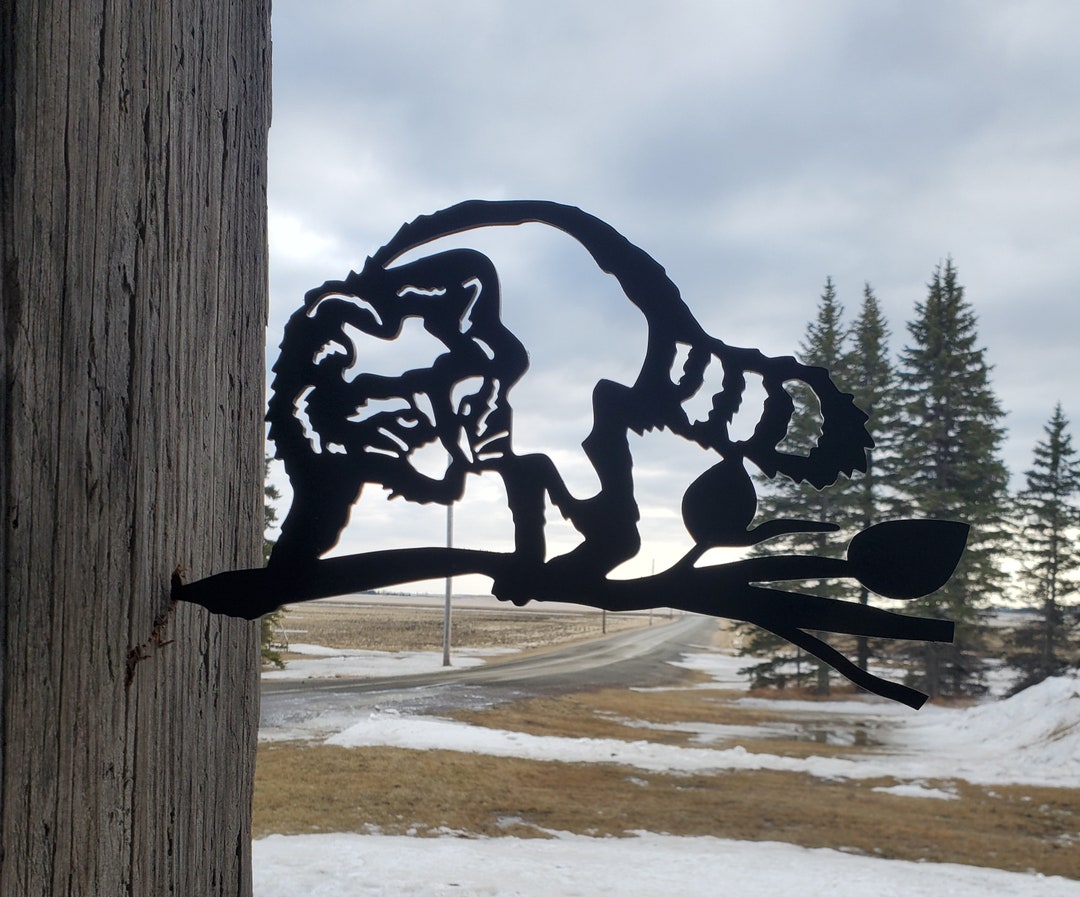 Metal Racoon - Steel Art - Metal Art - Metal Bird - Outdoor Art ...