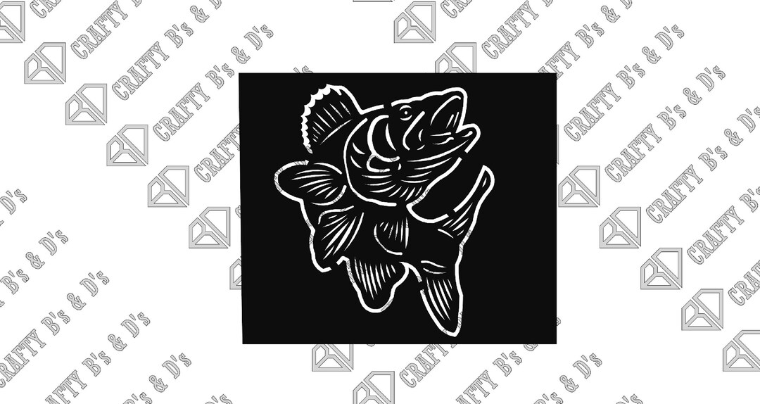 Fish - Animal - Pickerel - Download - Cut File, Digital, - Dxf, Svg ...