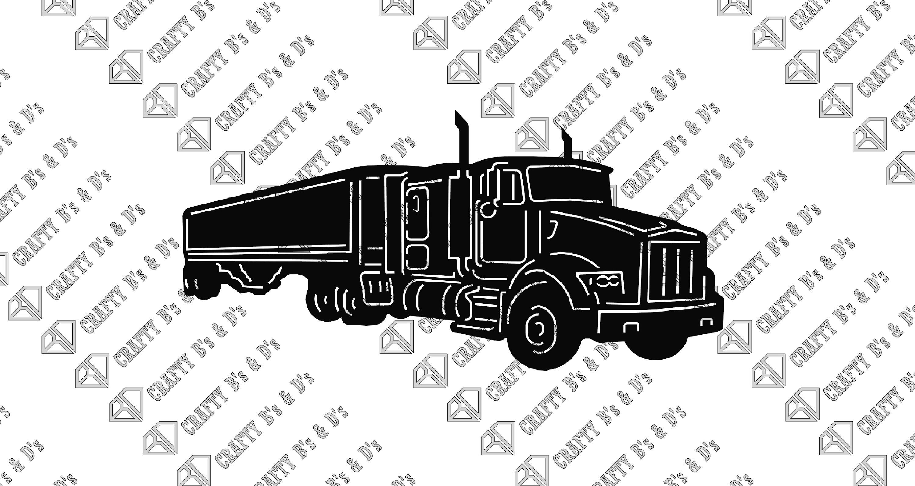 Semi - Trailer - Grain Trailer - Kenworth - Peterbilt - Download - Cut ...