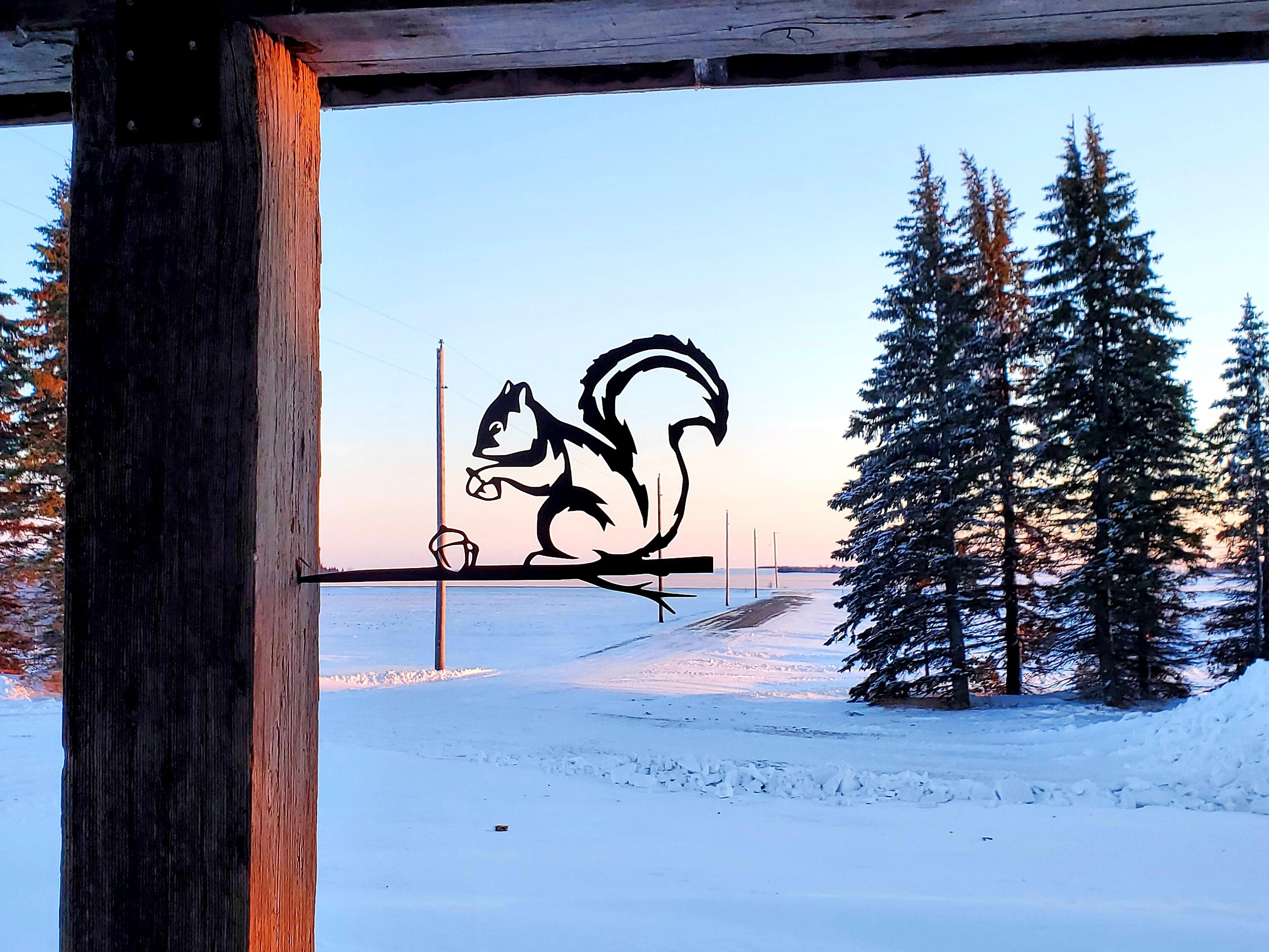 Metal Squirrel Metal Bird Steel Art Tree Art Decoration - Etsy