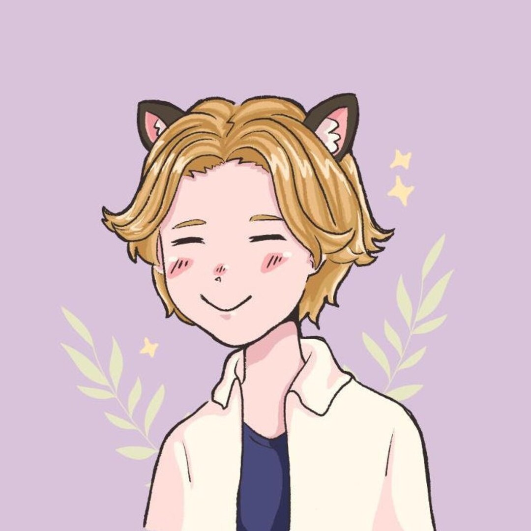 Custom Hand Drawn Digital Portrait Profile Picture - Etsy