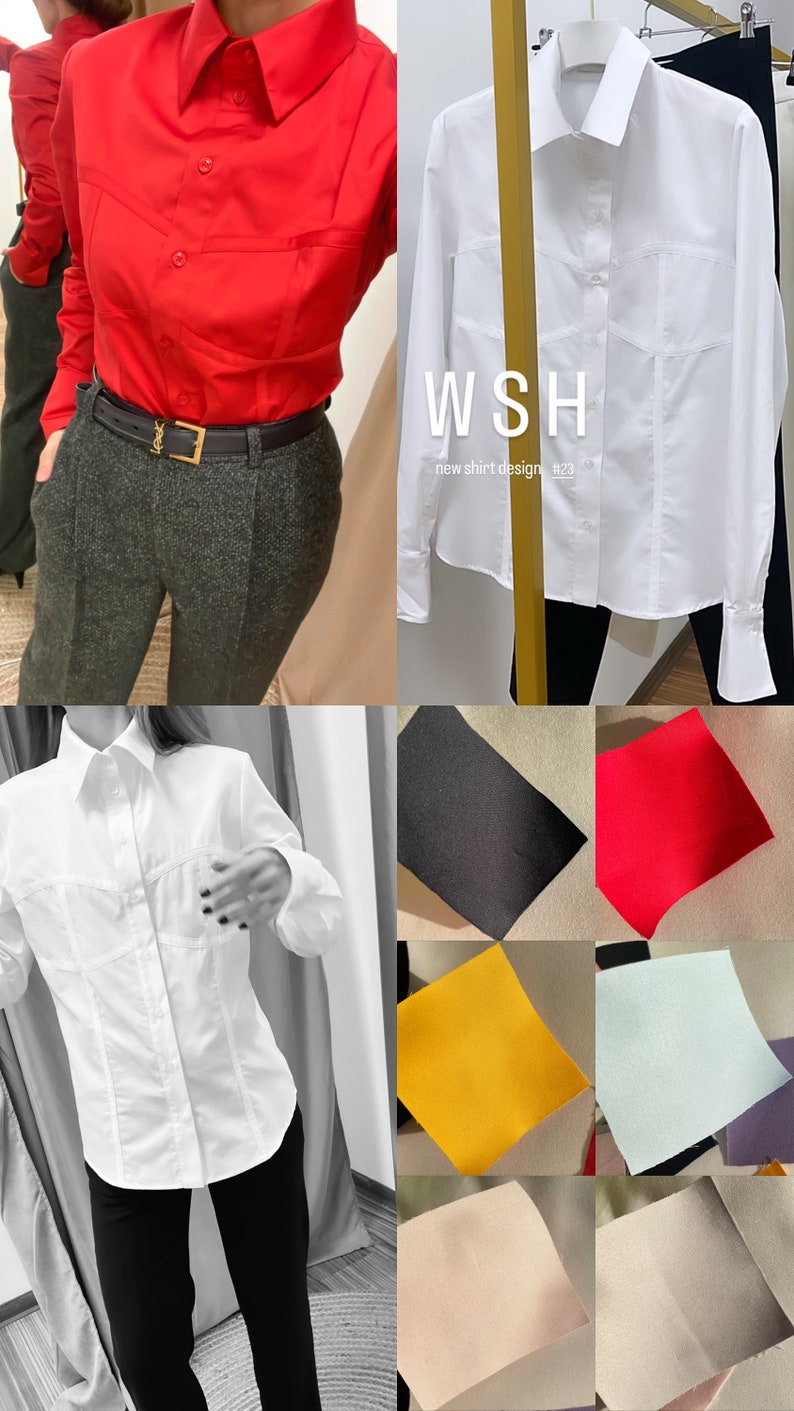 Red Designer Blouse,stylish Business Blouse,elegant Handmade Cotton Top ...