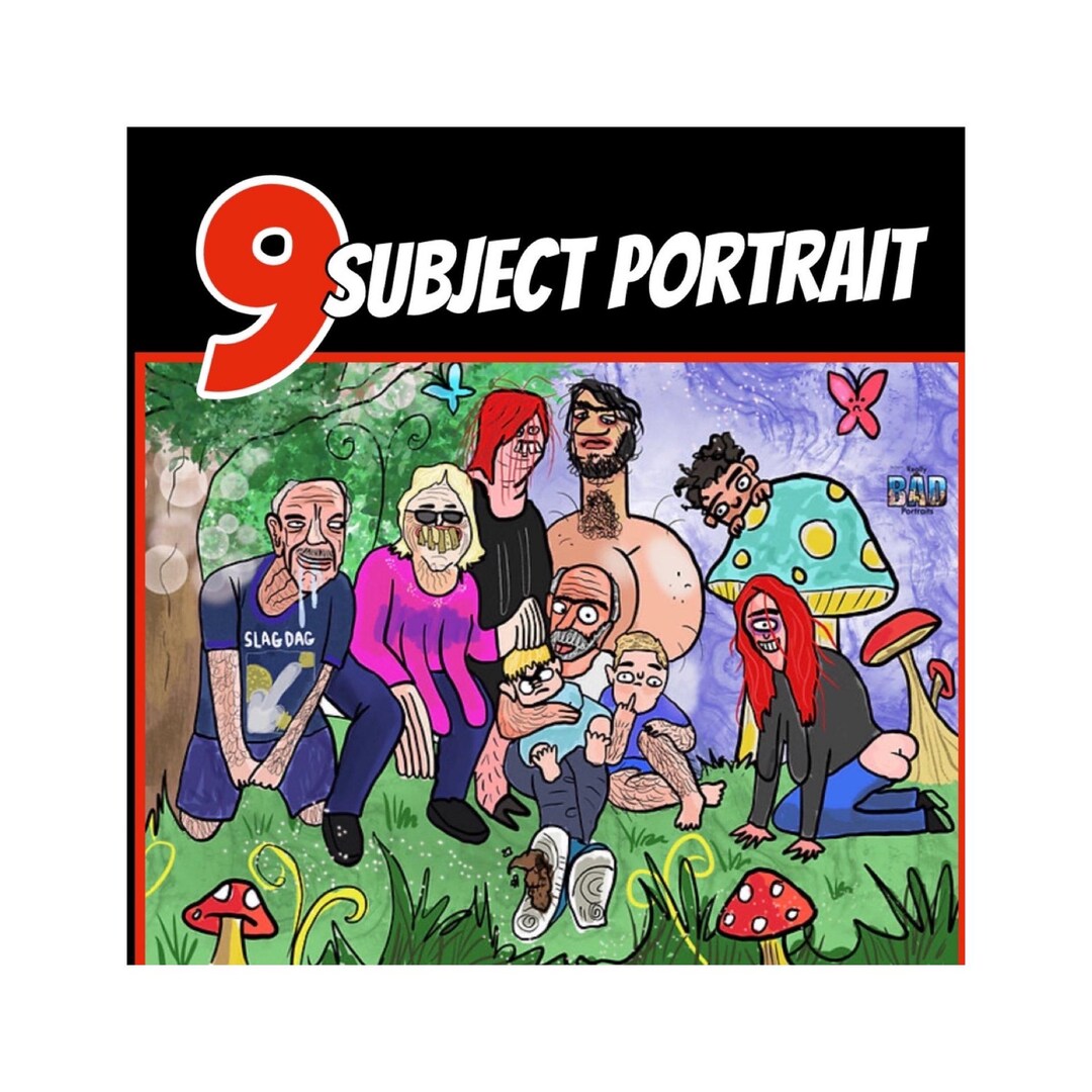 Bad Portrait, Customised Art, Caricature, Funny Caricature Personalised ...