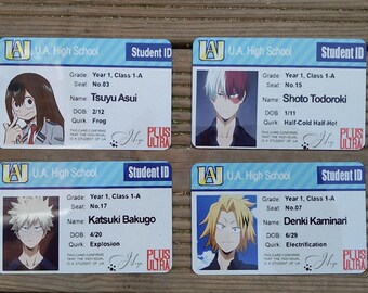 Mha Student Id - Etsy