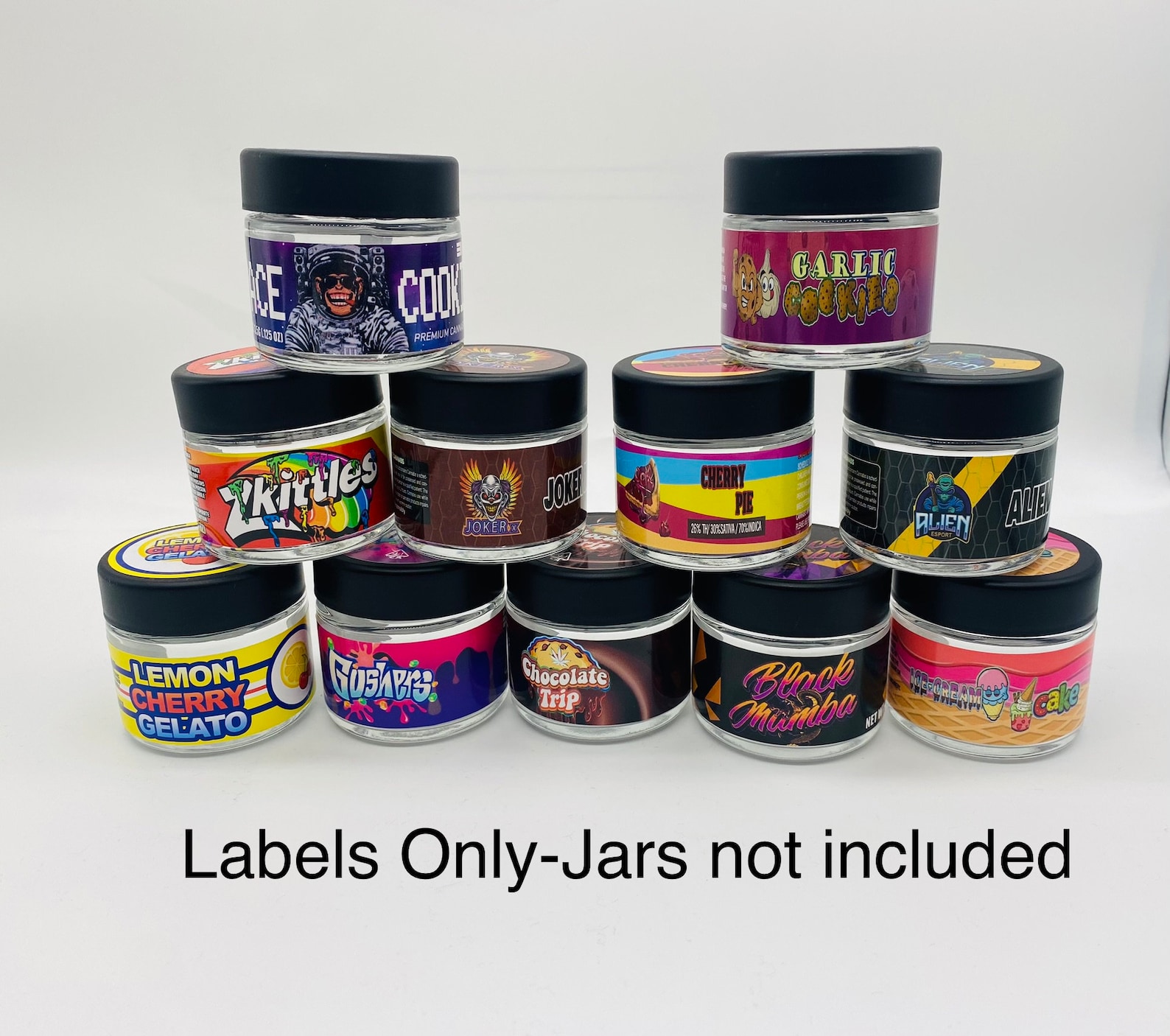 2 Ounce Glass Jar Sticker Label Packaging , JARS NOT INCLUDED - Etsy