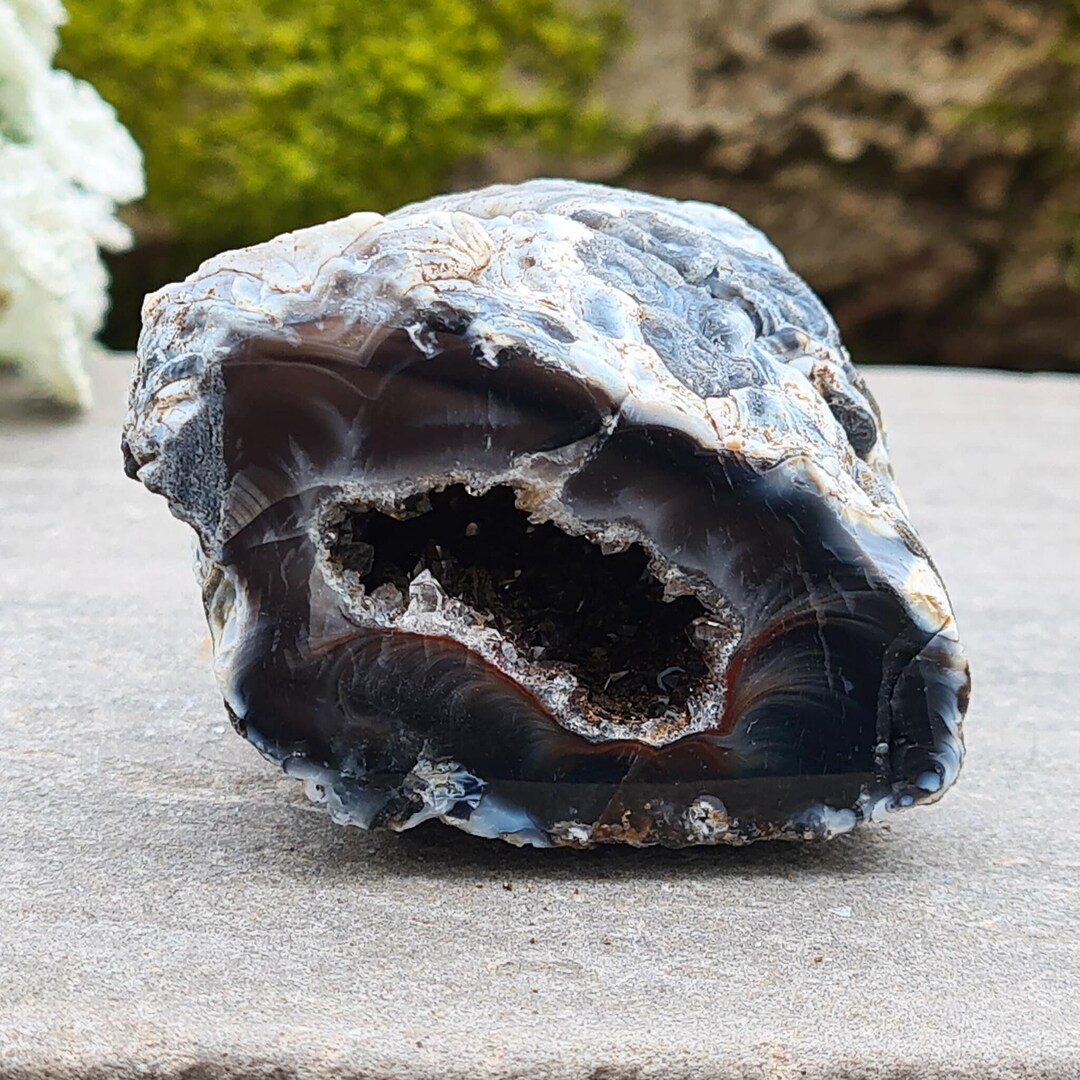 Crystal, Oco Geode, Ocho Geode, Agate Geode Half - Etsy