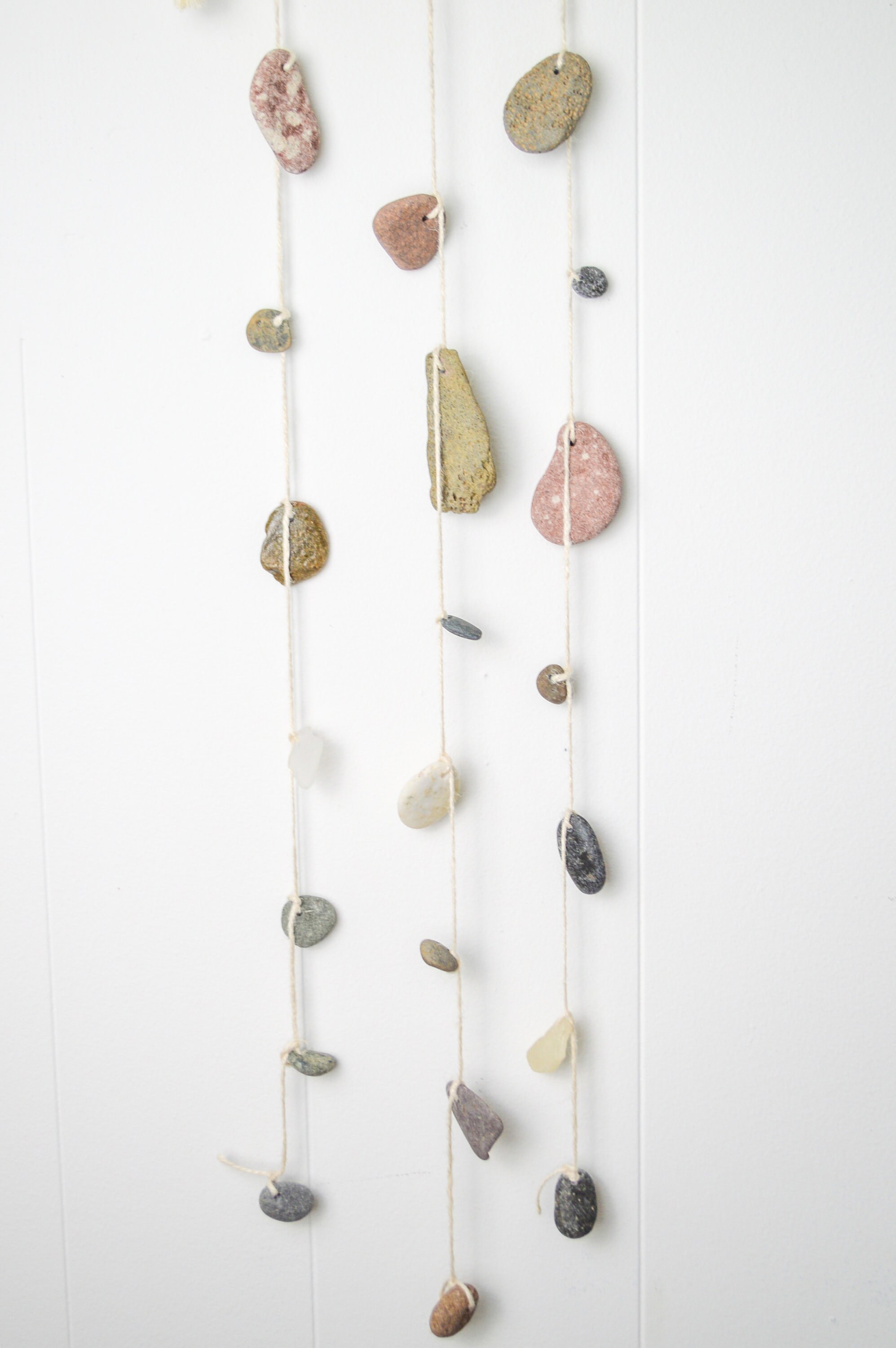 Rock Wall Hanging Lake House Wall Art Driftwood and Sea - Etsy