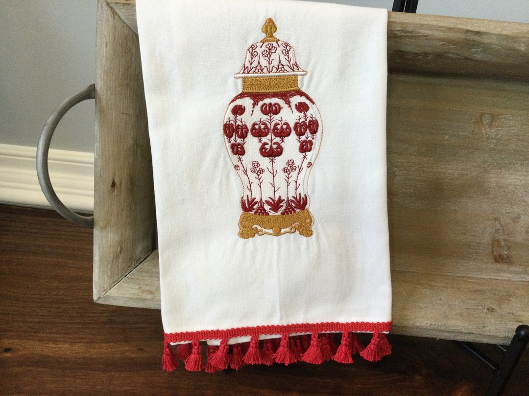 Red White and Gold Vase, Chinese Pottery, Fine China Ceramics ...