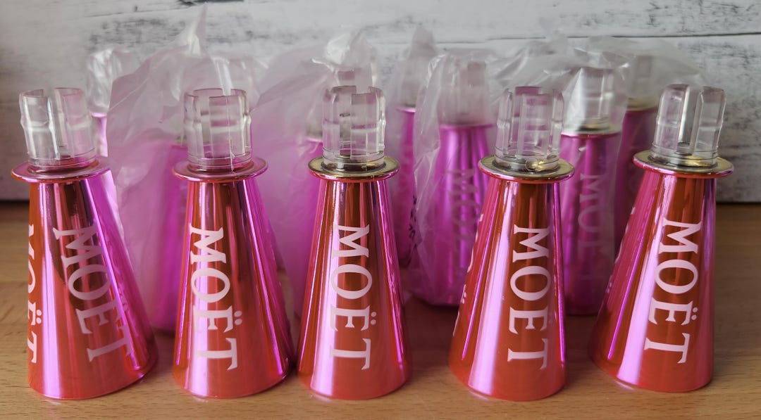 Moet Chandon Champagne Pink Mini Sippers for Moet Brand New ...