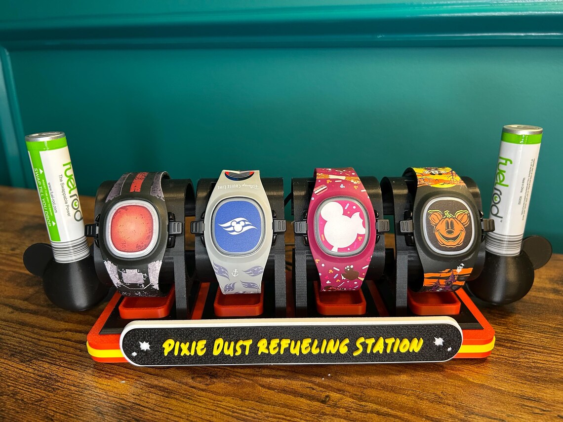 Digital STL Files | Mickey Mouse Magic Bands Charging Station - Etsy