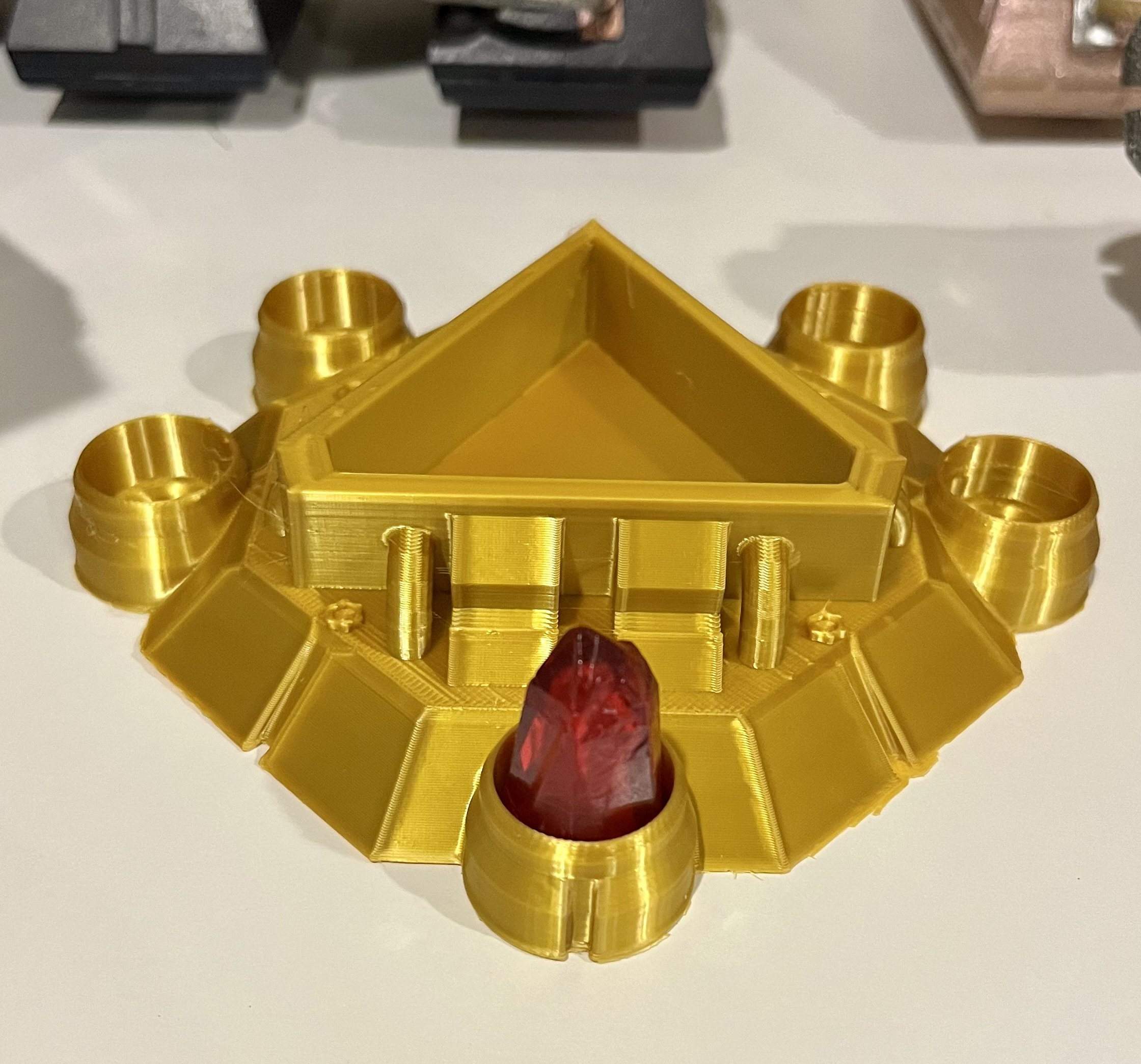 Star Wars Galaxys Edge Sith Holocron and Kyber Crystal Stand - Etsy