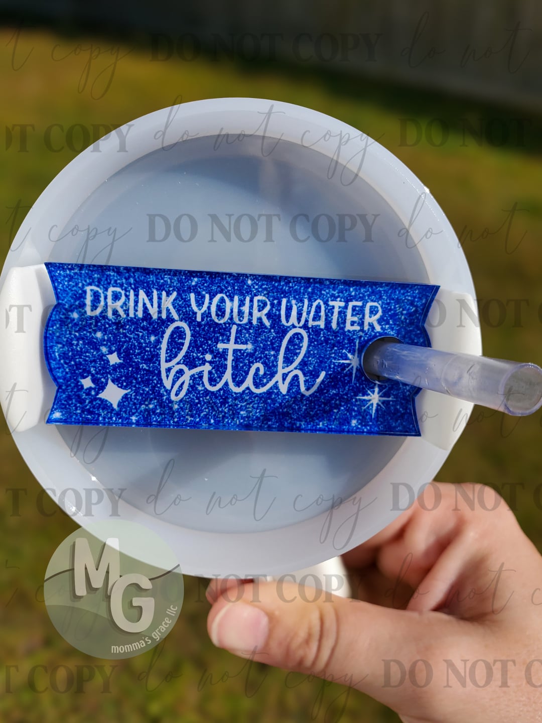 40oz Personalized Tumbler Tag Customized Tumbler Drink Your Water ...