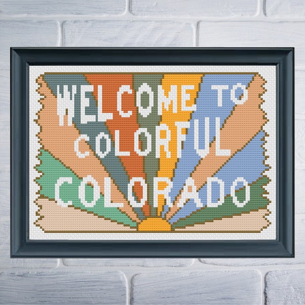 Colorado Cross Stitch - Etsy