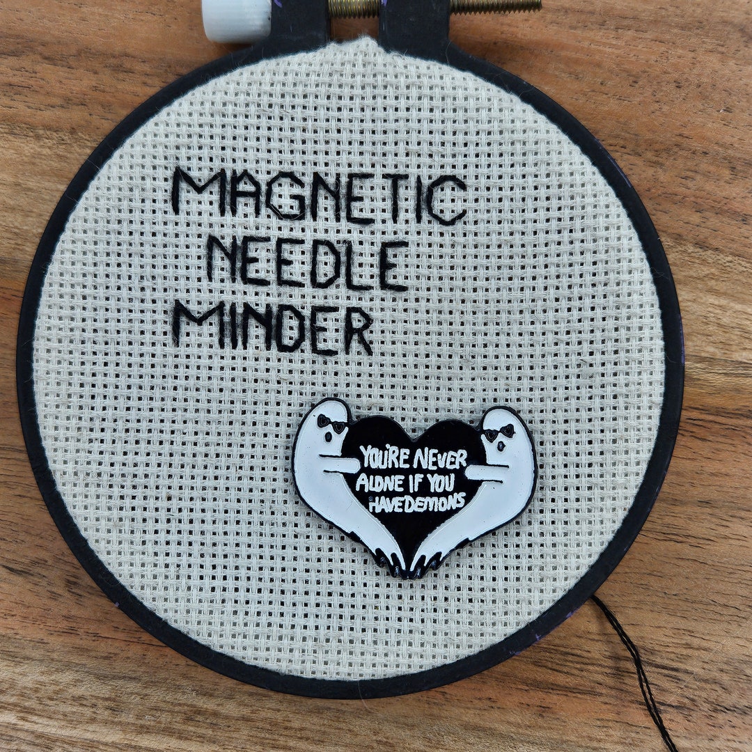 Demon Needle Minder Magnetic for Cross Stitch, Embroidery, or Demon ...