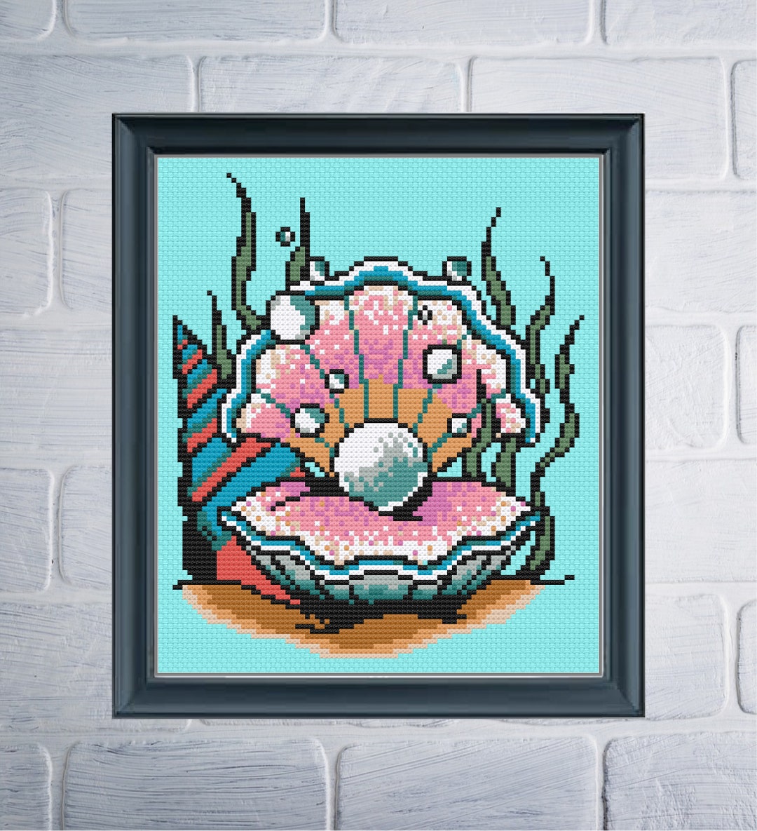PATTERN Under the Sea Cross Stitch Pattern - Tattoo Cross Stitch ...