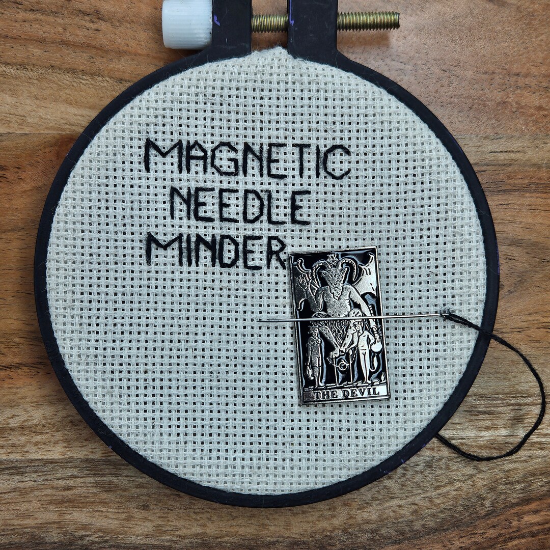 Devil Tarot Needle Minder Magnetic for Cross Stitch, Embroidery, or ...