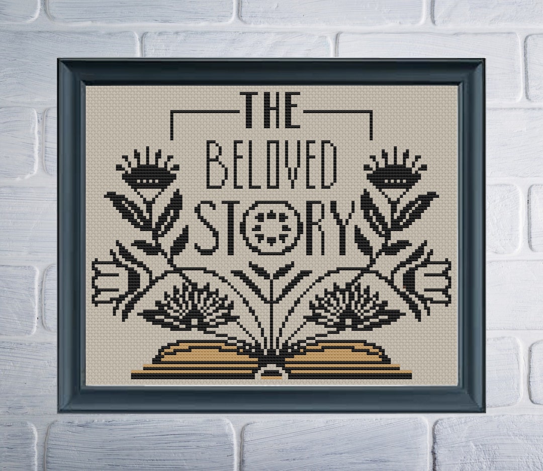 PATTERN the Beloved Story Cross Stitch Pattern- Modern Cross Stitch ...