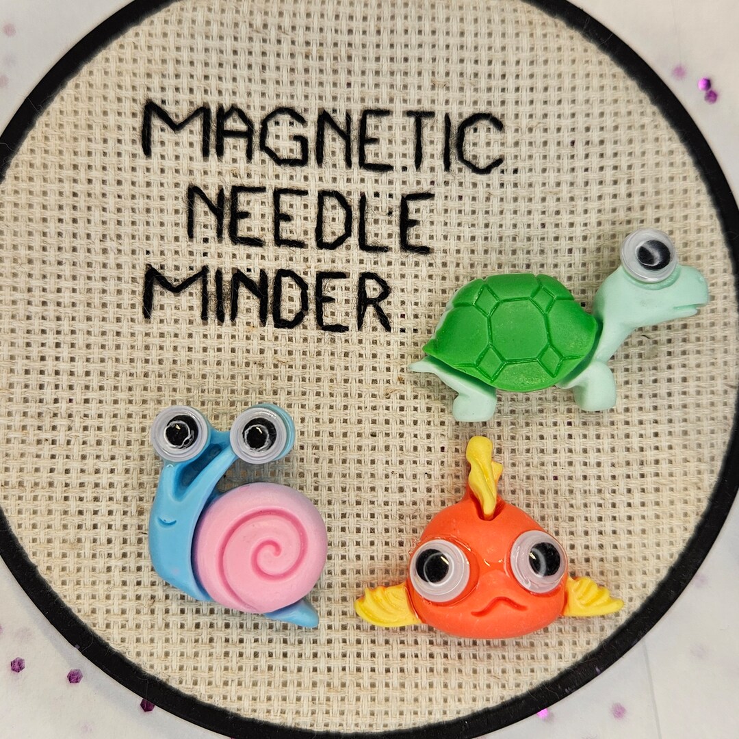 Crazy Eyes Fish Needle Minder Turtle Needle Snail Needle Minder Fish ...