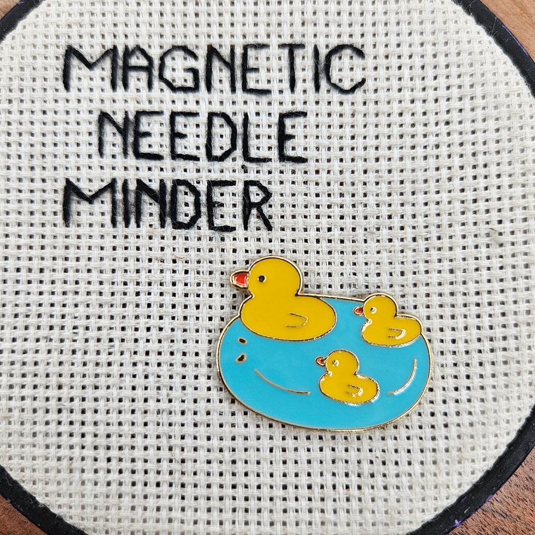 Rubber Duck Needle Minder Magnetic for Cross Stitch, Embroidery, or ...