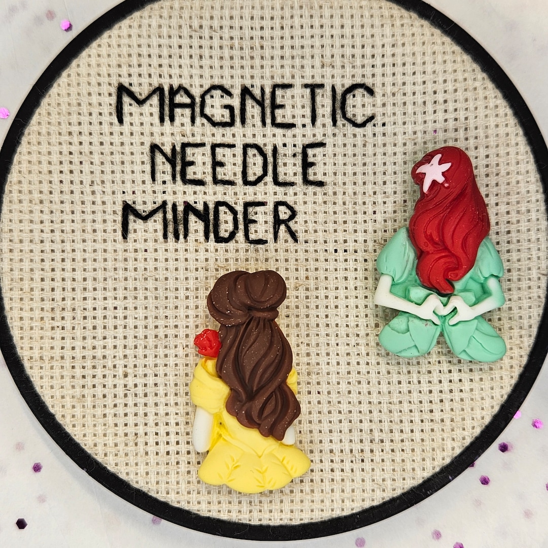 Princess Needle Minder Magnetic for Cross Stitch, Embroidery, Princess ...